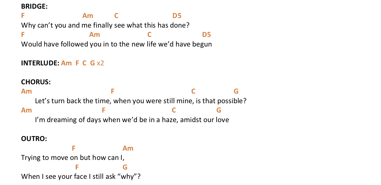 GENERIC POP SONG CHORDS & Lyrics – Bitesize Piano