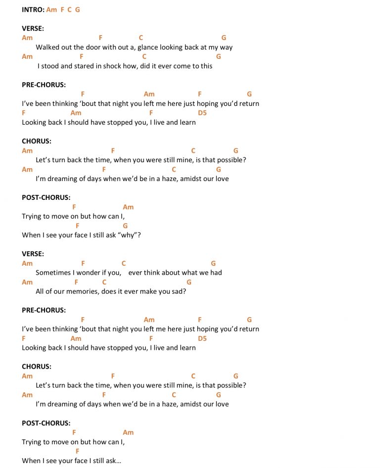 GENERIC POP SONG CHORDS & Lyrics – Bitesize Piano