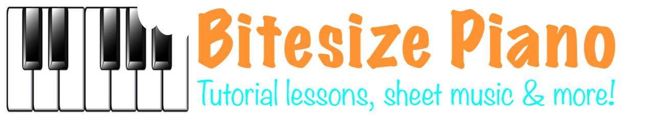 bitesize piano tutorial lessons sheet music – Bitesize Piano
